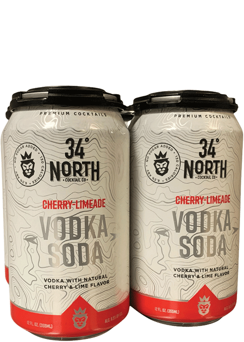 34 North Cherry Limeade Vodka Soda | Total Wine & More