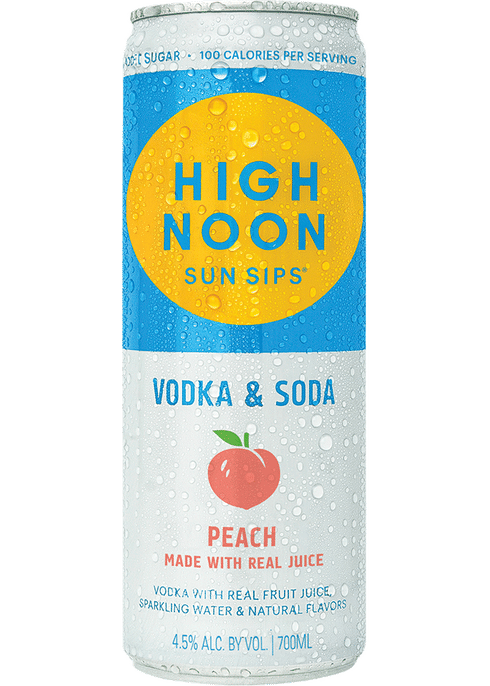 High Noon Hard Seltzer Vodka Peach | Total Wine & More