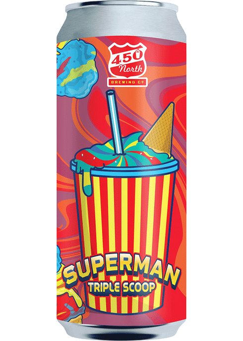 450 North Slushy XXXL Superman Triple Scoop | Total Wine & More