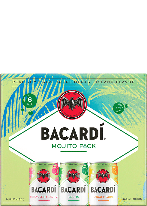 Bacardi Cocktails Mojito Variety Pack | Total Wine & More