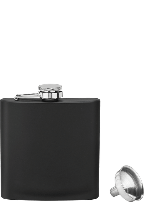 True - Black Matte Flask | Total Wine & More