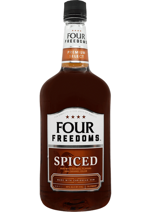 Four Freedoms Spiced Rum Plastic | Total Wine & More