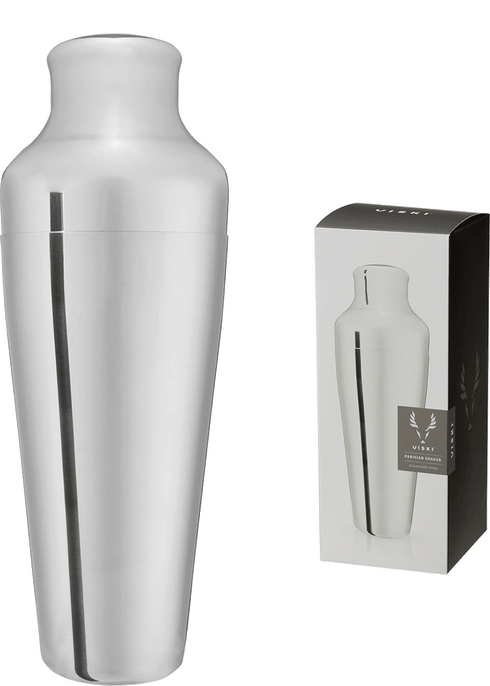 Viski - Silver Parisian Cocktail Shaker | Total Wine & More
