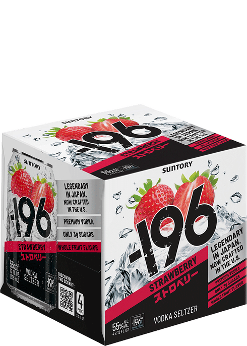 -196 Strawberry Vodka Seltzer | Total Wine & More