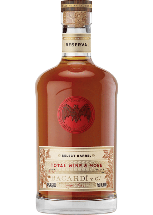 Bacardi Reserva 8 Year Barrel Select Rum | Total Wine & More