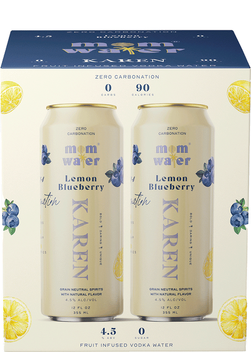 Mom Water Lemon Blueberry Karen | Total Wine & More