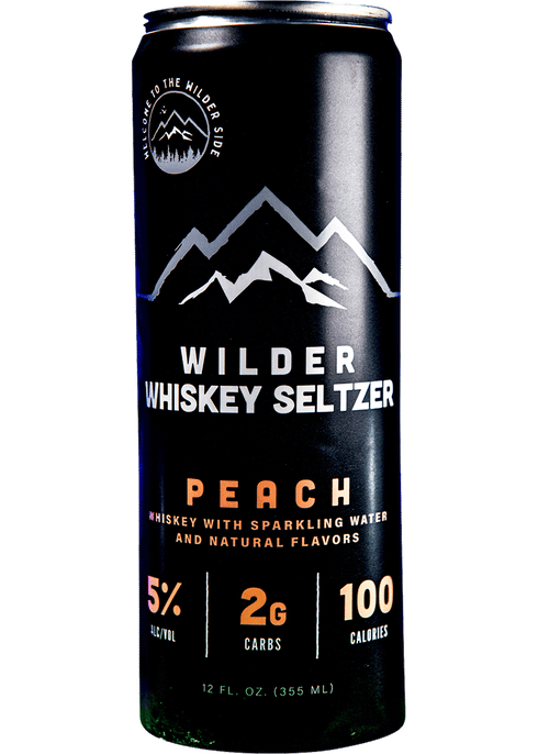 Wilder Whiskey Peach Seltzer | Total Wine & More