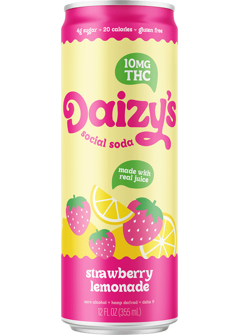 Daizy's THC 10mg Strawberry Lemonade | Total Wine & More