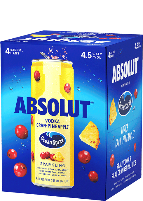 Absolut Ocean Spray Cran-Pineapple | Total Wine & More