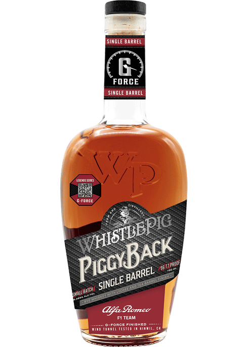 WhistlePig PiggyBack Alfa Romeo F1 Rye Single Barrel | Total Wine & More