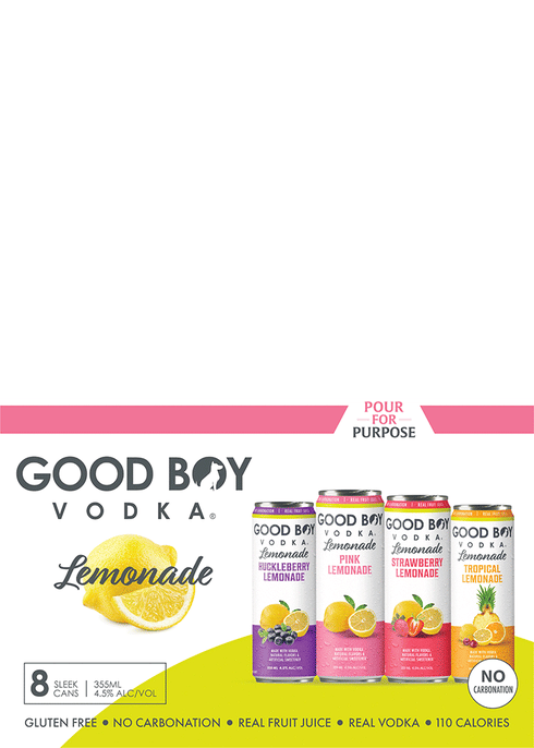 Good Boy Vodka Lemonade Variety Pack | Total Wine & More