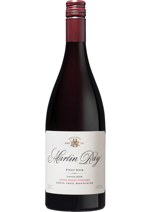 Martin Ray Pinot Noir Santa Cruz Mountains Coast Grade Vineyard | Total ...