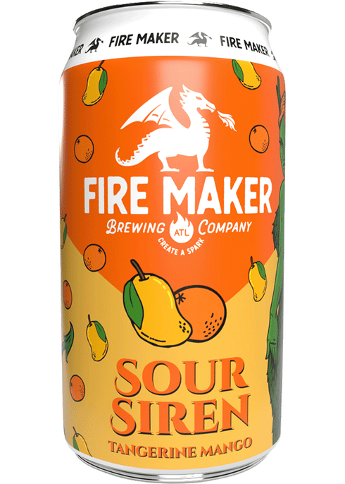 Fire Maker Sour Siren: TANGO - Tangerine Mango | Total Wine & More