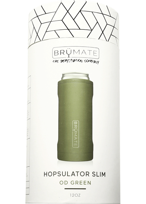 BruMate Slim Can Cooler OD Green | Total Wine & More