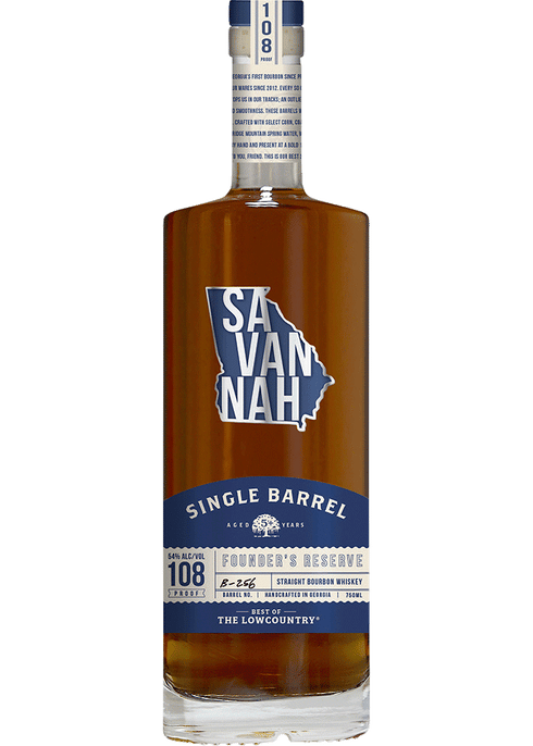 Savannah Single Barrel Straight Bourbon Whiskey | Total Wine & More
