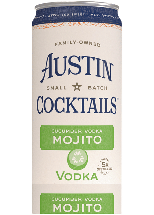 Austin Cocktails Sparkling Cucumber Vodka Mojito | Total Wine & More