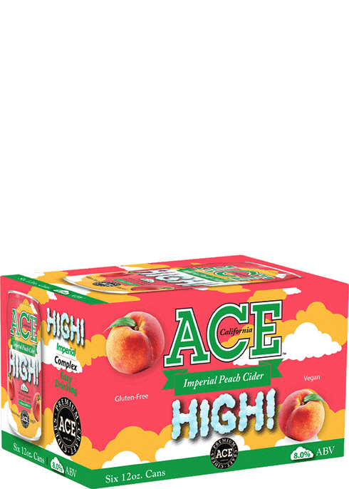 Ace High Imperial Peach Cider | Total Wine & More