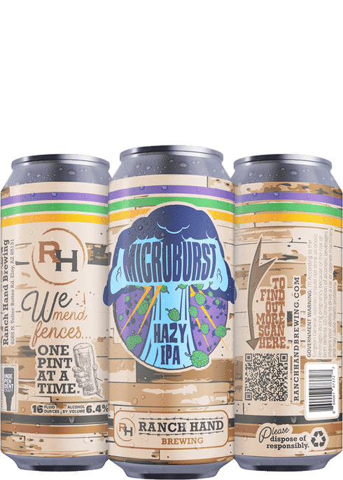 Ranch Hand Microburst Hazy IPA | Total Wine & More
