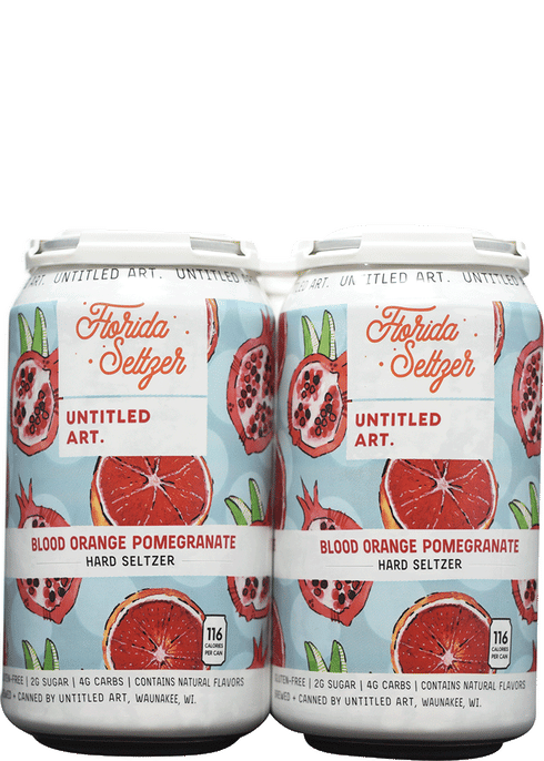 Untitled Art Florida Seltzer Blood Orange Pomegranate | Total Wine & More