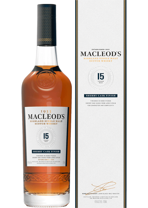1933 Macleod's 15 Year Sherry Cask Single Malt Scotch | Total Wine & More