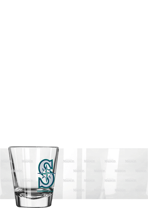 Seattle Mariners 2oz Trident Satin Etch Shot Glass | Total Wine & More