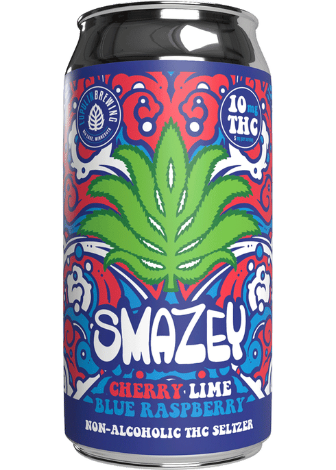 Lupulin Smazey THC 10mg Cherry Lime Blue Rasp | Total Wine & More