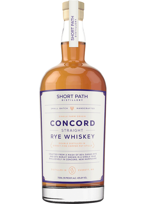 Short Path Distillery Concord Straight Rye Whiskey | Total Wine & More