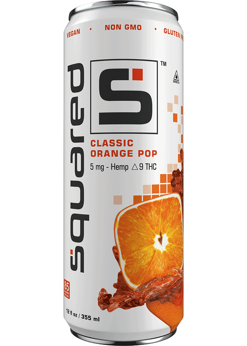 Squared THC 5mg Orange Pop | Total Wine & More - 4pk-12oz Cans