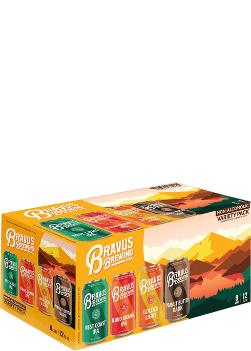 Bravus Non-Alcoholic Beer Variety Pack | Total Wine & More