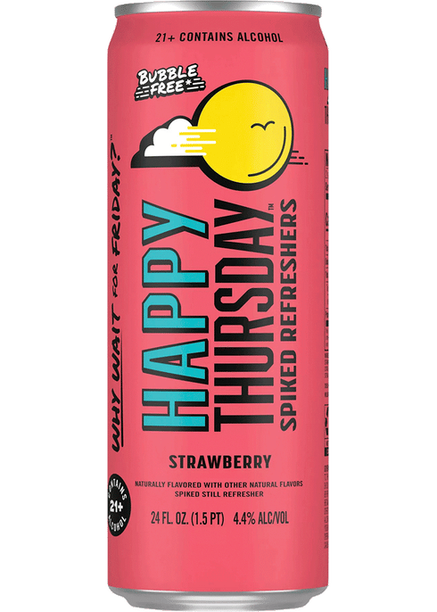 Happy Thursday Strawberry Spiked Refresher | Total Wine & More