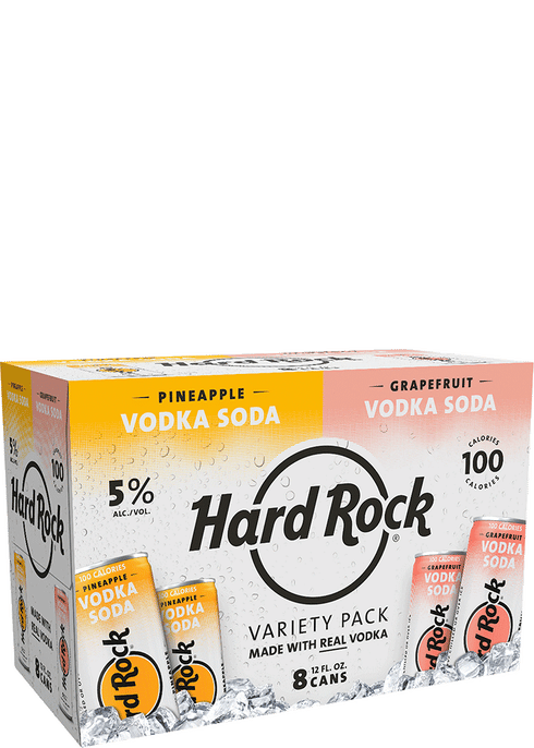 Hard Rock Sparkling Vodka Soda Variety | Total Wine & More