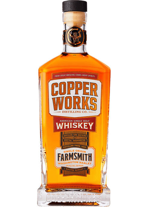 Copperworks Farmsmith Washington Barley Single Malt Whiskey | Total ...