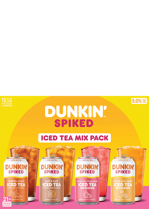 Dunkin Spiked Iced Tea Mix Pack | Total Wine & More