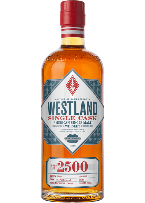 Westland Single Cask Pilsen PX Hogshead Cask # 2500 Barrel Select ...