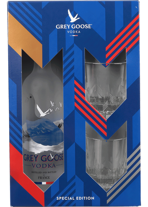 Grey Goose w/ Two Glasses Gift Vodka | Total Wine & More
