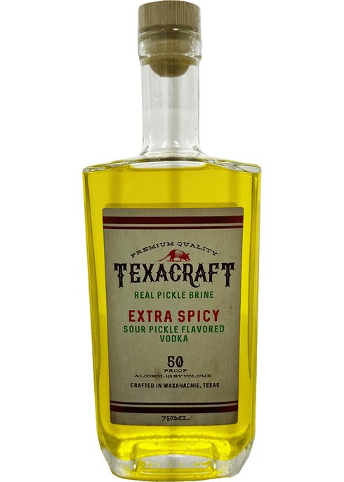 Texacraft Extra Spicy Pickle Vodka | Total Wine & More