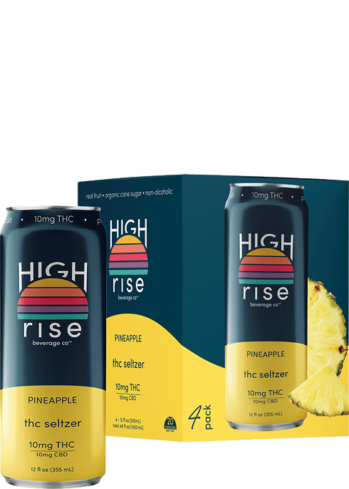 High Rise THC 10mg Pineapple | Total Wine & More