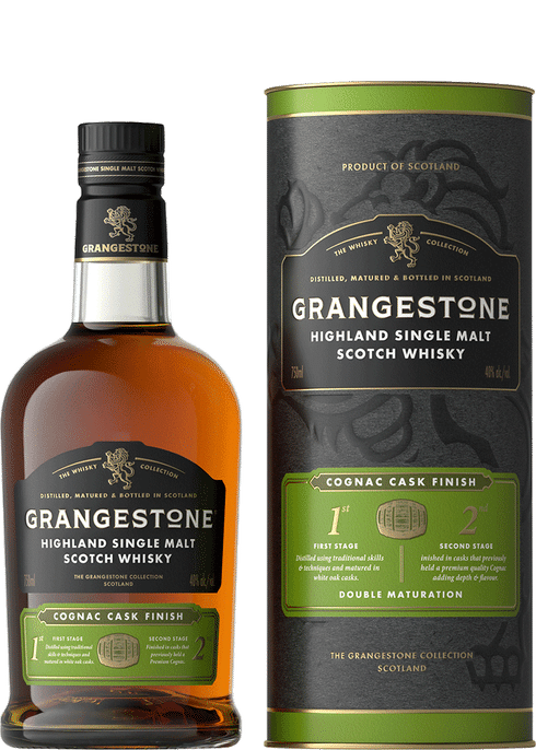 Grangestone Cognac Cask Finish Single Malt Scotch Whisky | Total Wine ...