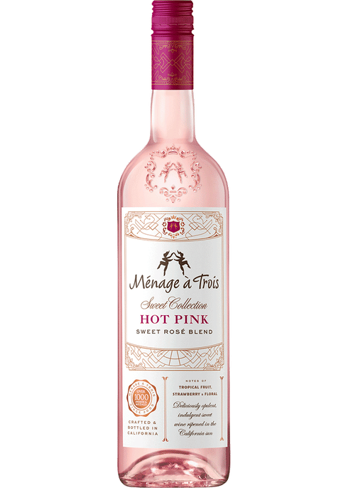 Menage a Trois Hot Pink Sweet Rose Total Wine More