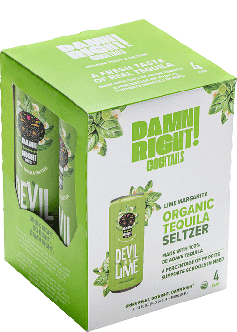 Damn Right Devil of a Lime Margarita Cocktail | Total Wine & More