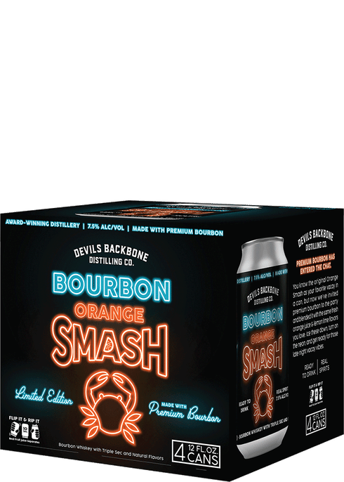 Devil's Backbone Bourbon Orange Smash | Total Wine & More