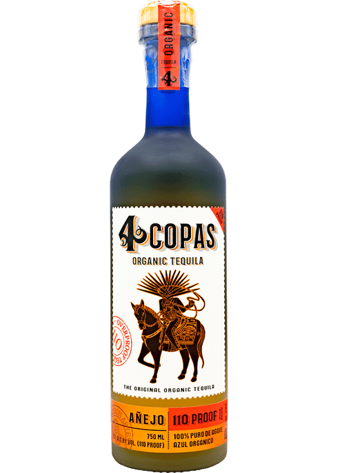 4 Copas Anejo 110 Proof Tequila | Total Wine & More