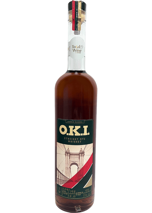 O.K.I. Single Barrel Rye Whiskey Barrel Select | Total Wine & More