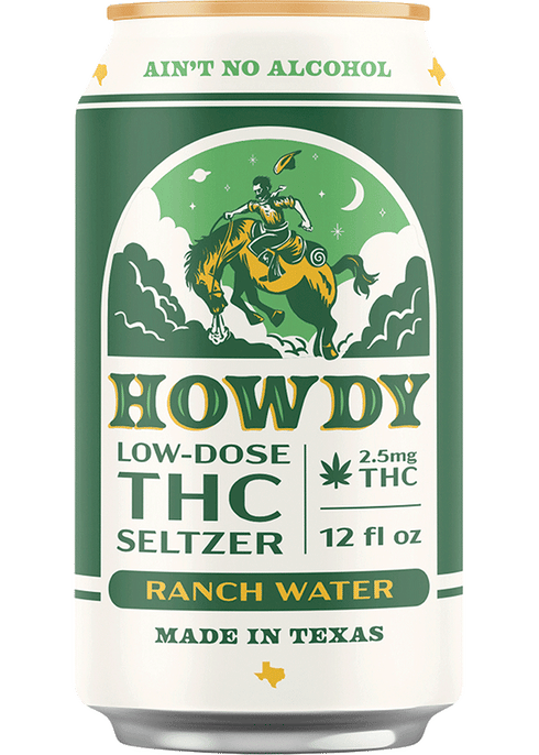 Howdy THC 2.5mg Ranch Water | Total Wine & More