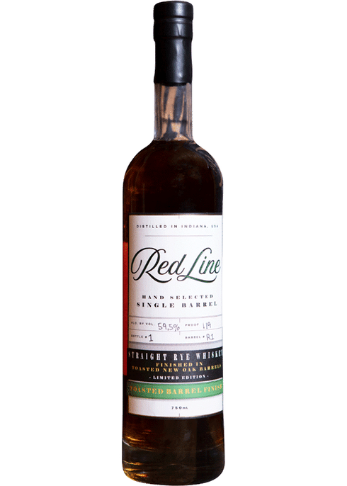 Red Line Toasted Barrel Finished Rye Whiskey | Total Wine & More