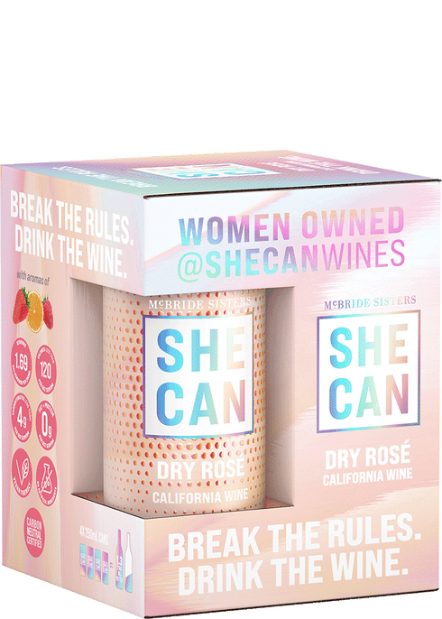McBride Sisters SHE CAN Dry Rose | Total Wine & More