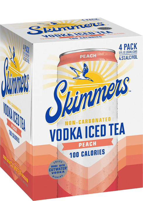 Skimmers Peach Vodka Iced Tea | Total Wine & More