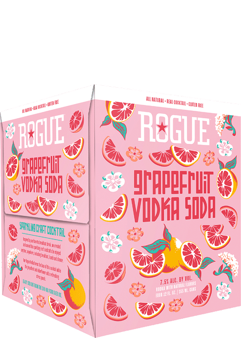 Rogue Spirits Grapefruit Vodka Soda | Total Wine & More