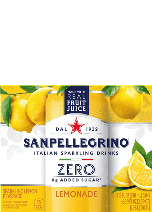 San Pellegrino Zero Lemonade | Total Wine & More