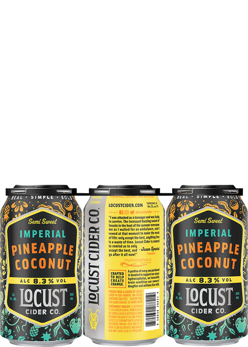 Locust Cider Imperial Pineapple Coconut | Total Wine & More